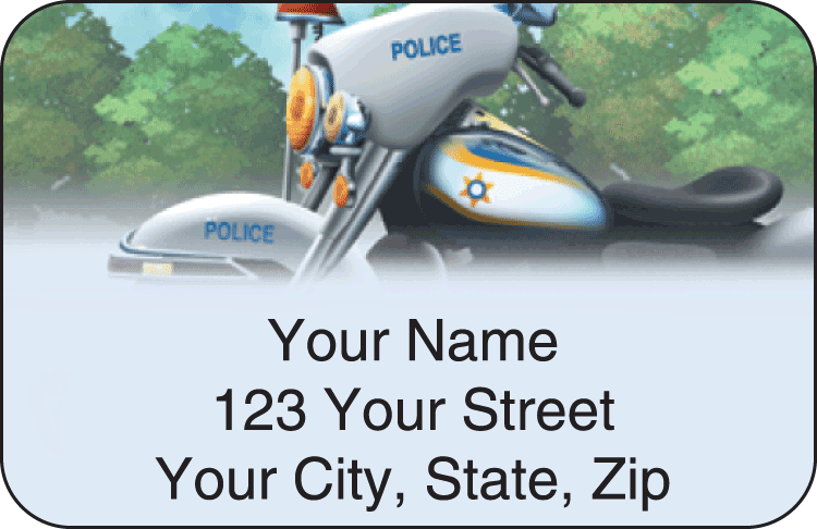 Police Address Labels | Styles Checks